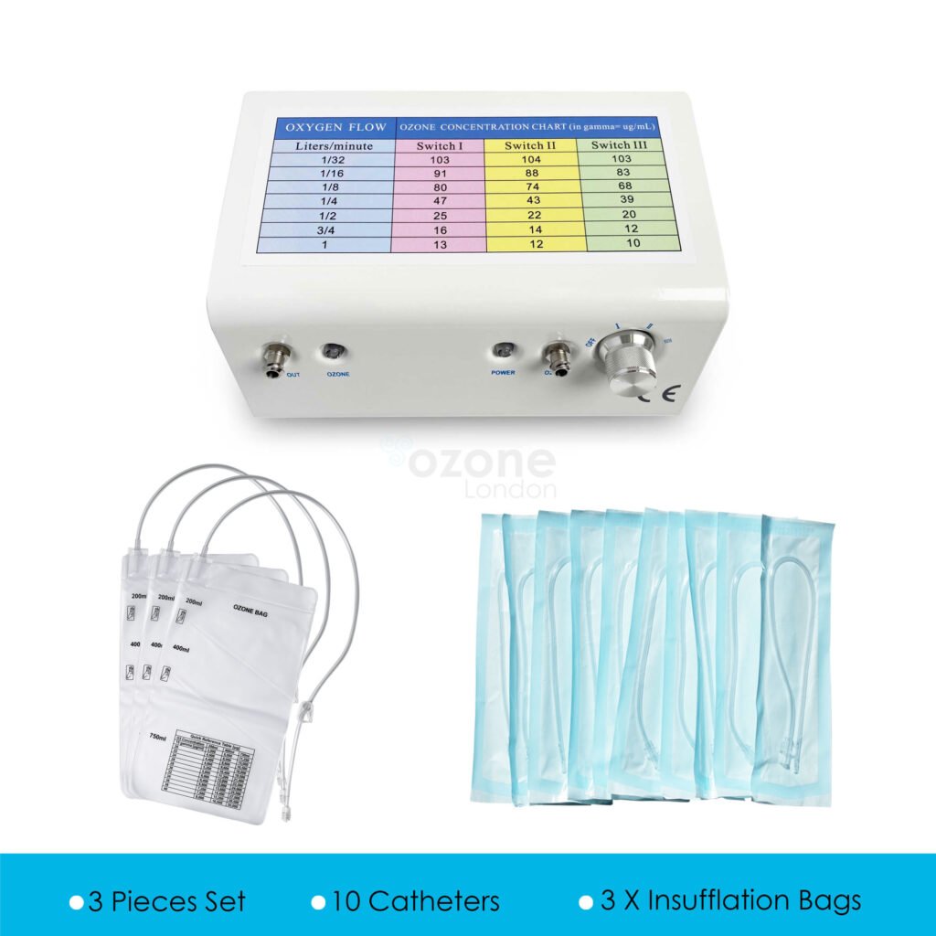 Rectal & Vaginal Ozone Therapy Insufflation Set – Ozone Generator ...
